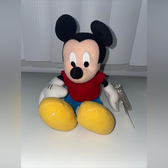 Disney | Toys | Vtg Nwt Mattel Mickey Beanbag Plush 8inch Disney Mickey ...
